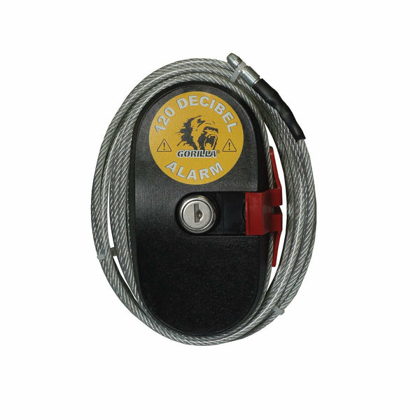 Gorilla Cable Lock Alarm 120dB 4.6m Ultra Hard Steel Cable GLA-LA6797 ...