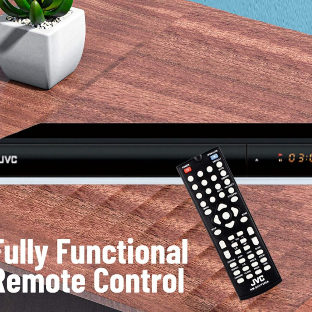 New JVC HDMI Digital DVD Player 1080p Full HD Multi TV System Remote C ...