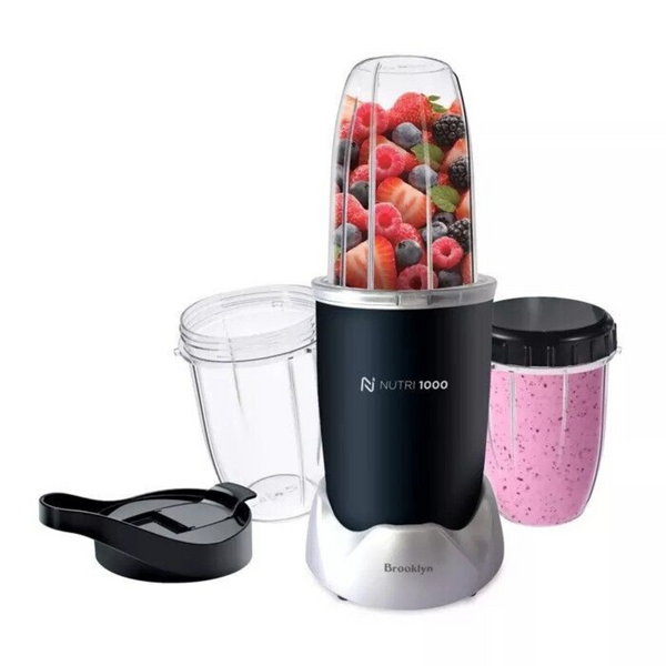 Nutri Blender 1000W Nutrient Extractor 6-Blade with Portable Cups Trav ...