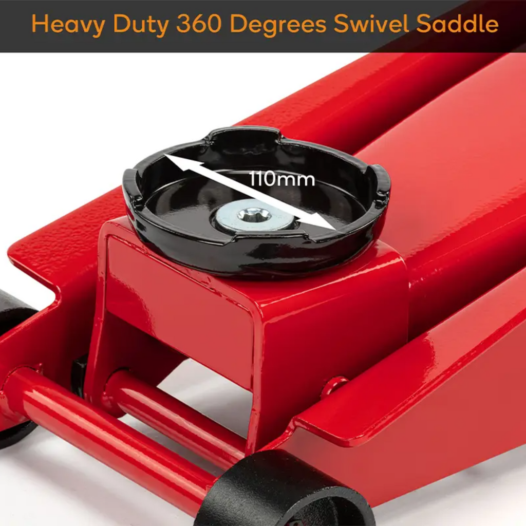 Heavy Duty 2000kg Lifting Carrying Trolley Jack Hydraulic Service Red ...