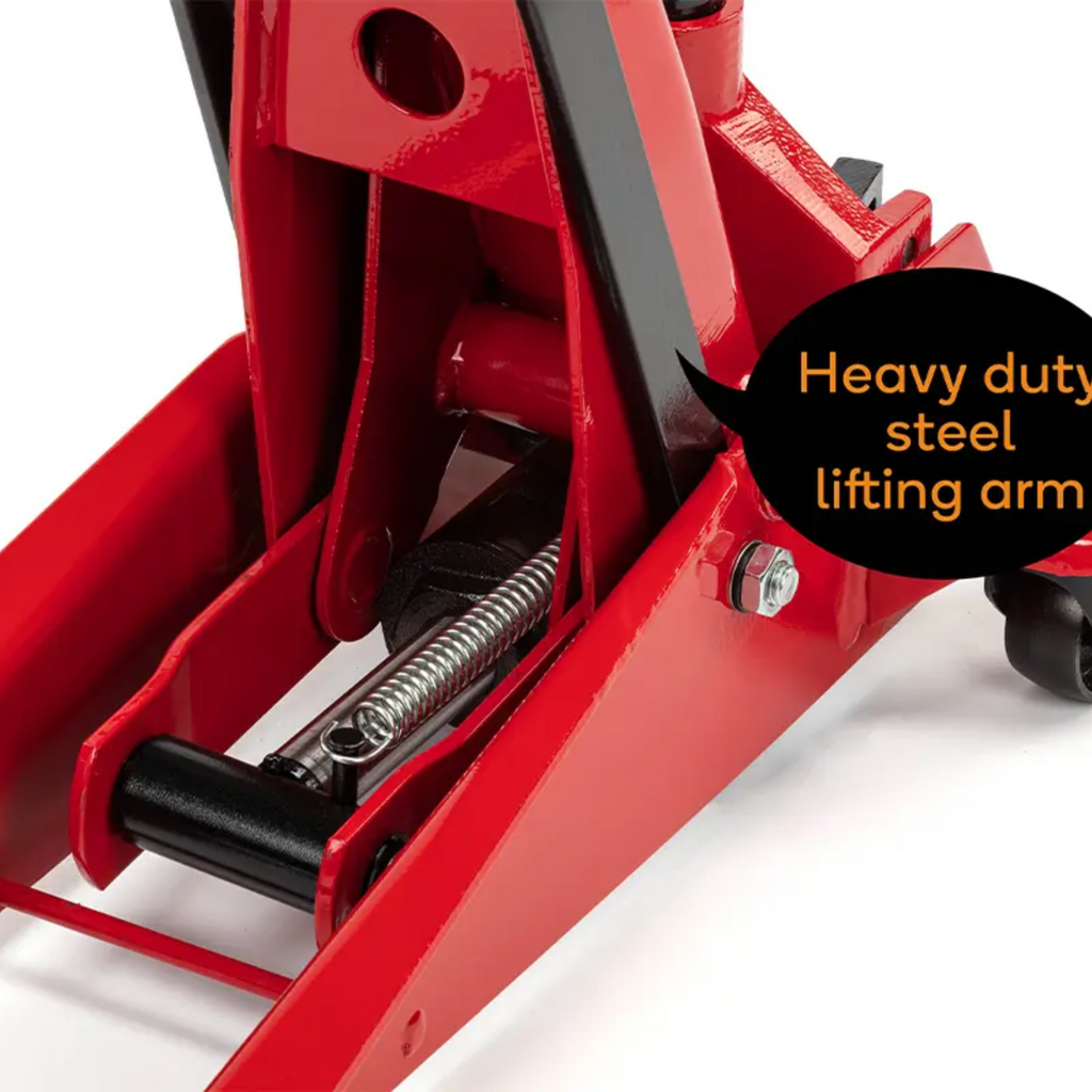 Heavy Duty 2000kg Lifting Carrying Trolley Jack Hydraulic Service Red ...