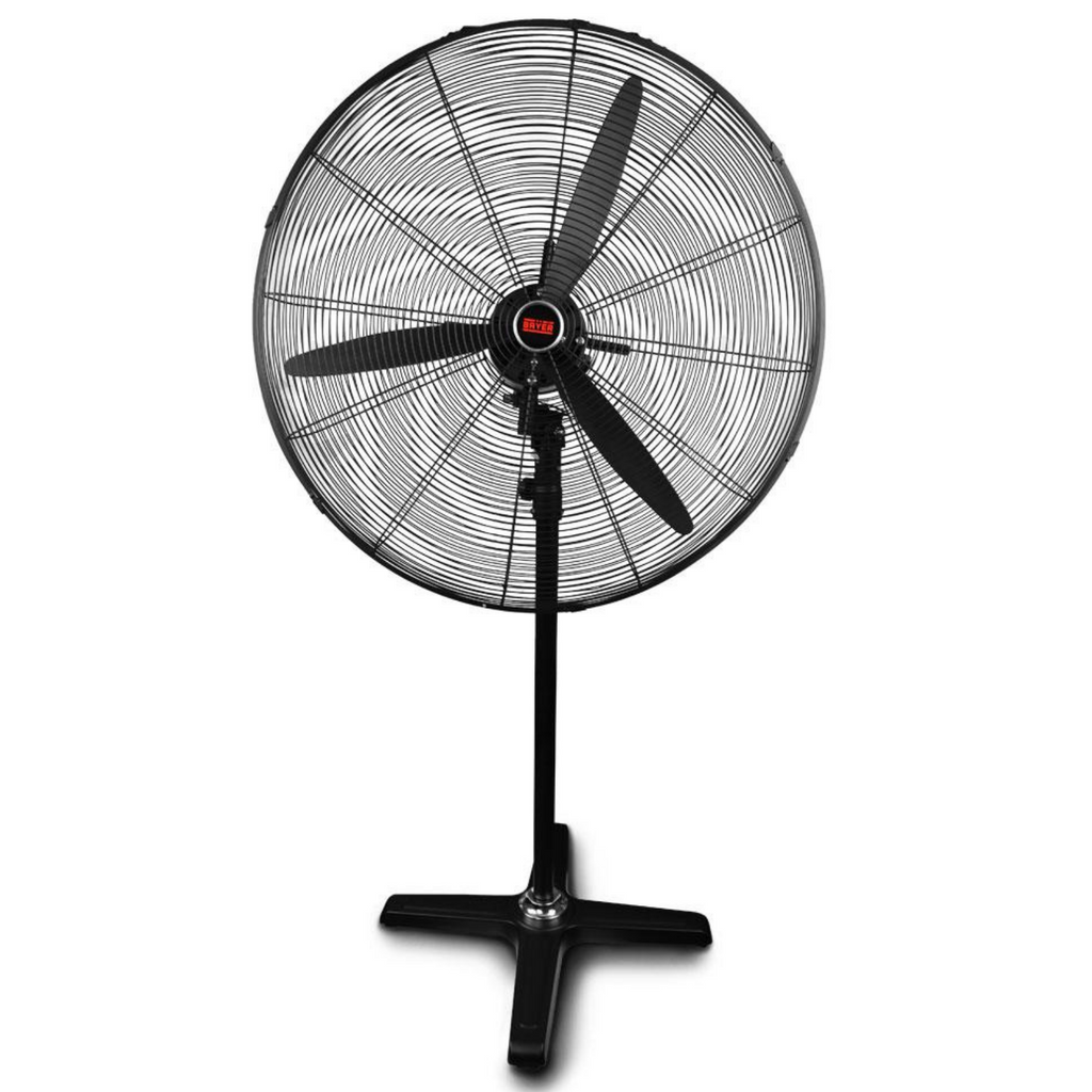 Bayer 280W Industrial Pedestal Fan 750mm High Power Commercial Grade H ...