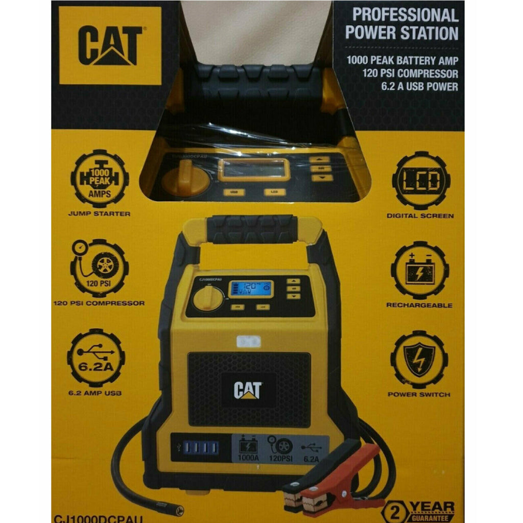 CAT Portable Jump Starter & Air Compressor Professional Power Station ...