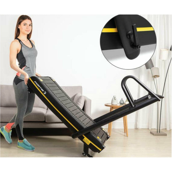 Fortis Free Runner Curved Manual Treadmill Home Gym Walk & Run Cardio ...