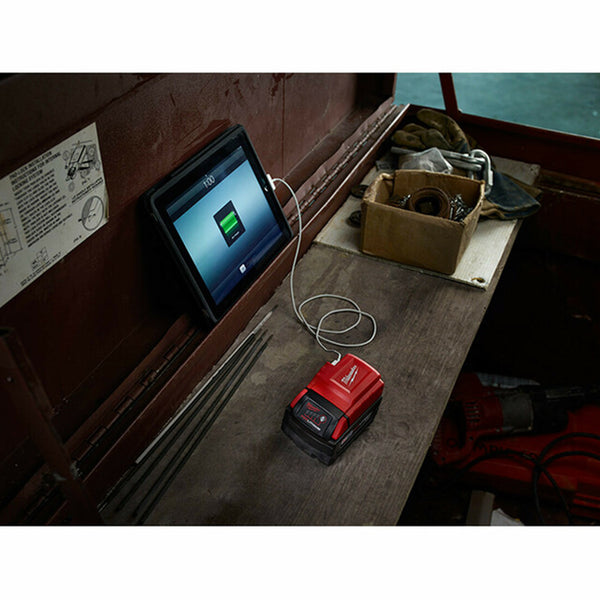 Milwaukee M18USBPSHJ2 Cordless USB Power Source Charging Adapter 18V L ...